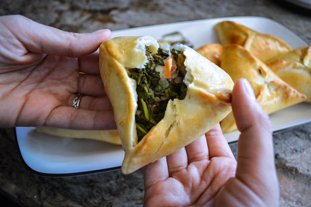 Spinach Fatayer - Simply Lebanese