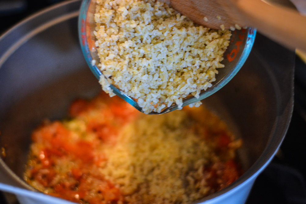 Tomato Bulgur Pilaf - Simply Lebanese