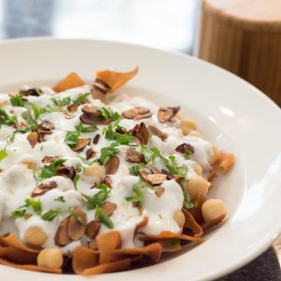 Chickpea Fatte - Simply Lebanese