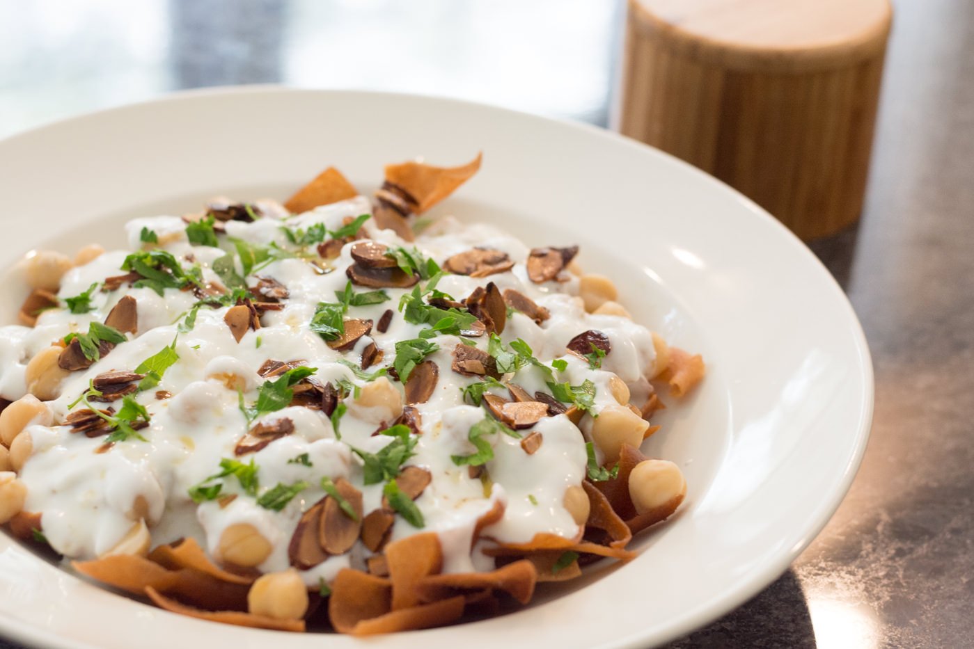 Chickpea Fatte - Simply Lebanese