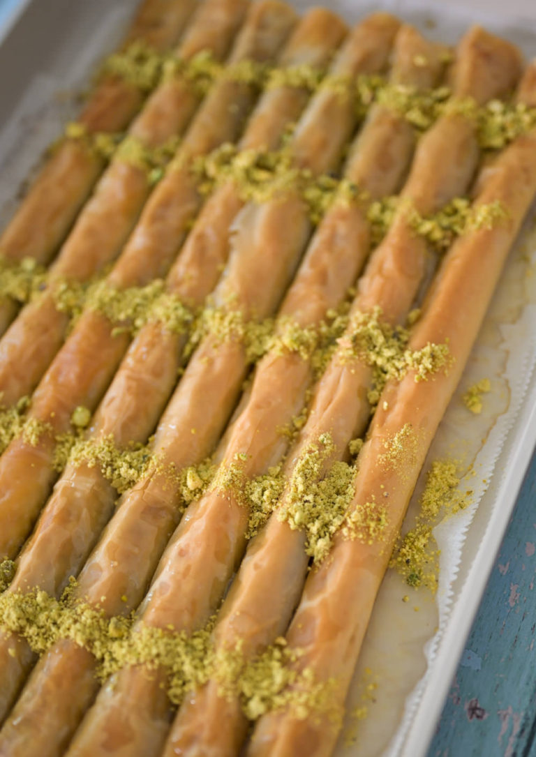 Baklava Fingers (Baklawa Fingers) - Simply Lebanese