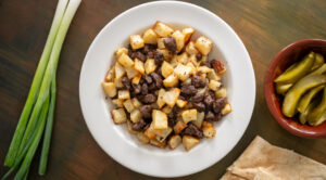 Batata w Lahme (Potatoes with Meat) - Simply Lebanese