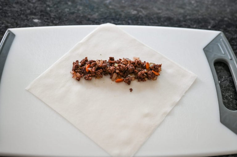 Lebanese Beef Spring Rolls - Simply Lebanese