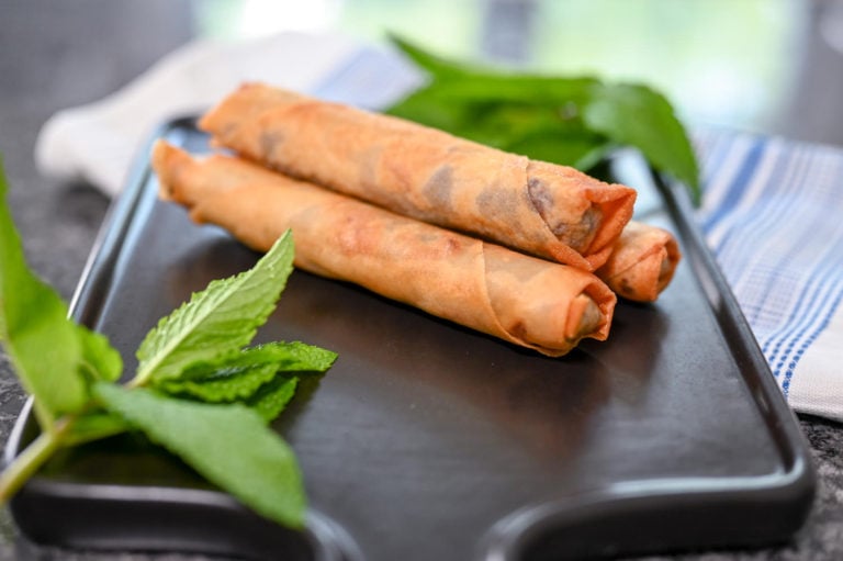 Lebanese Beef Spring Rolls - Simply Lebanese