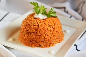 Tomato Bulgur Pilaf - Simply Lebanese