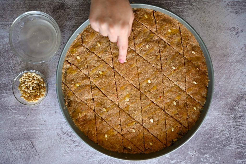 Kibbeh Bil Sanieh (Baked Kibbeh) - Simply Lebanese