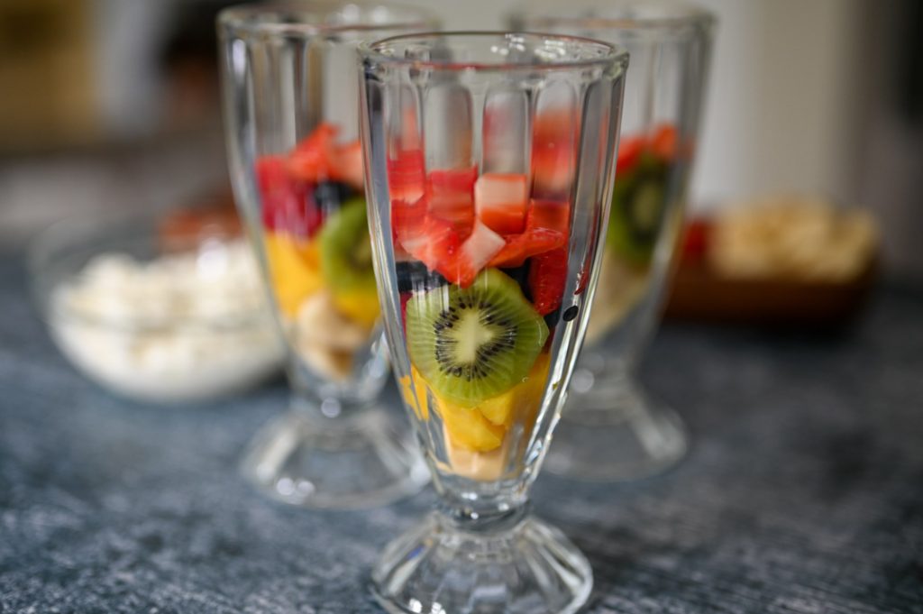Lebanese Fruit Cocktail with Ashta - Simply Lebanese