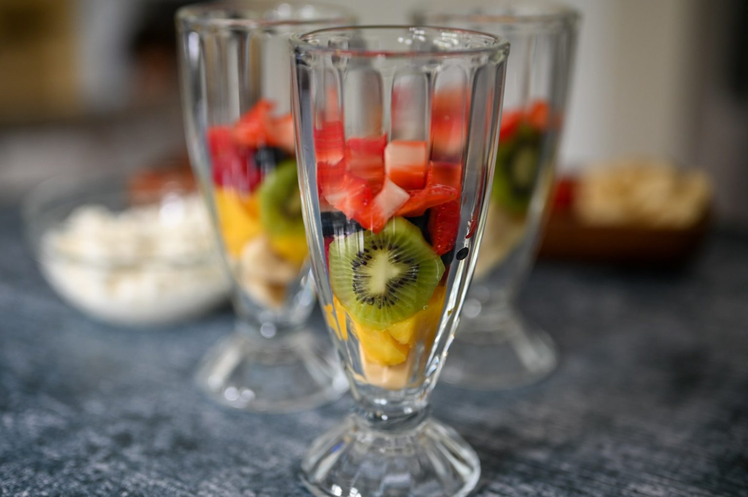 Lebanese Fruit Cocktail with Ashta - Simply Lebanese