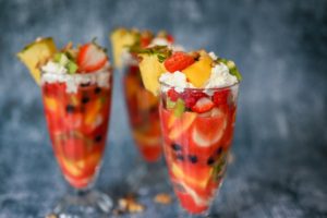 Lebanese Fruit Cocktail with Ashta - Simply Lebanese