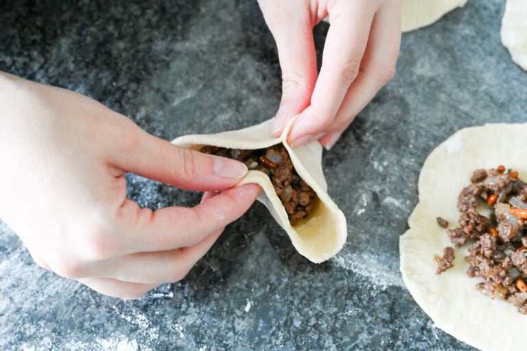 Meat Fatayer (Fatayer Lahme) - Simply Lebanese