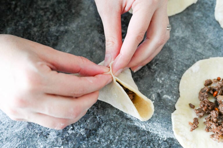 Meat Fatayer (Fatayer Lahme) - Simply Lebanese