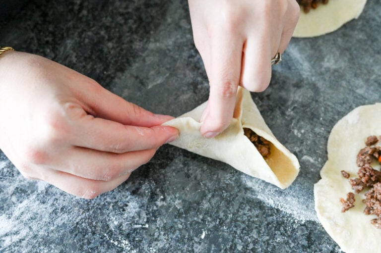 Meat Fatayer (Fatayer Lahme) - Simply Lebanese