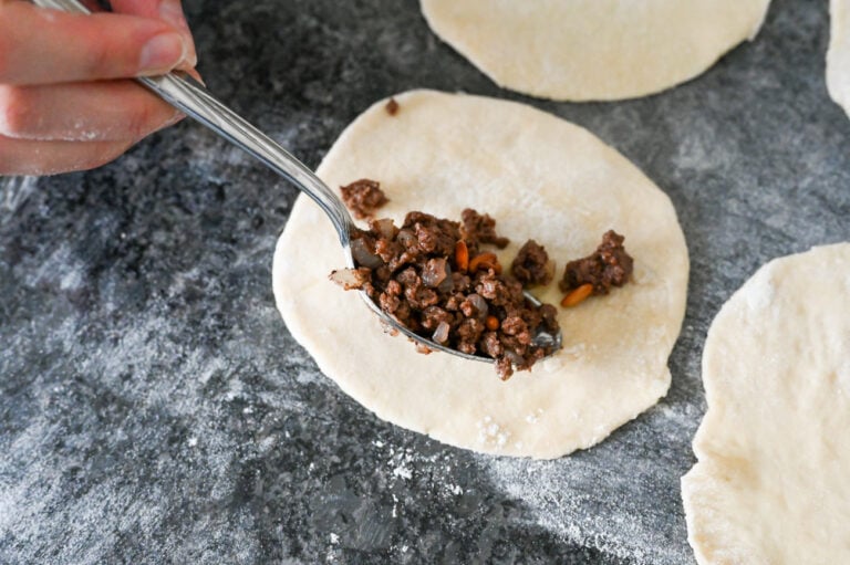 Meat Fatayer (Fatayer Lahme) - Simply Lebanese