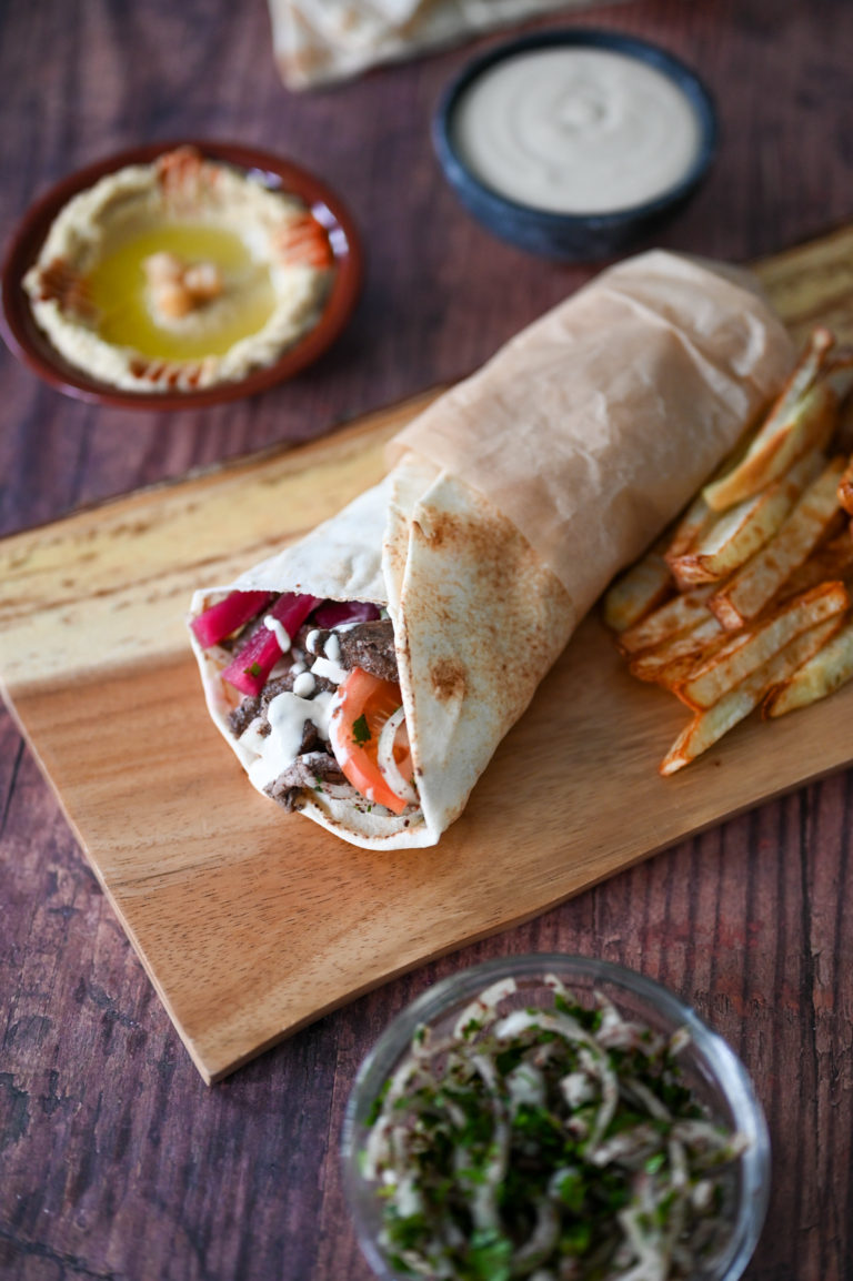 Beef Shawarma with Tahini Sauce - Simply Lebanese