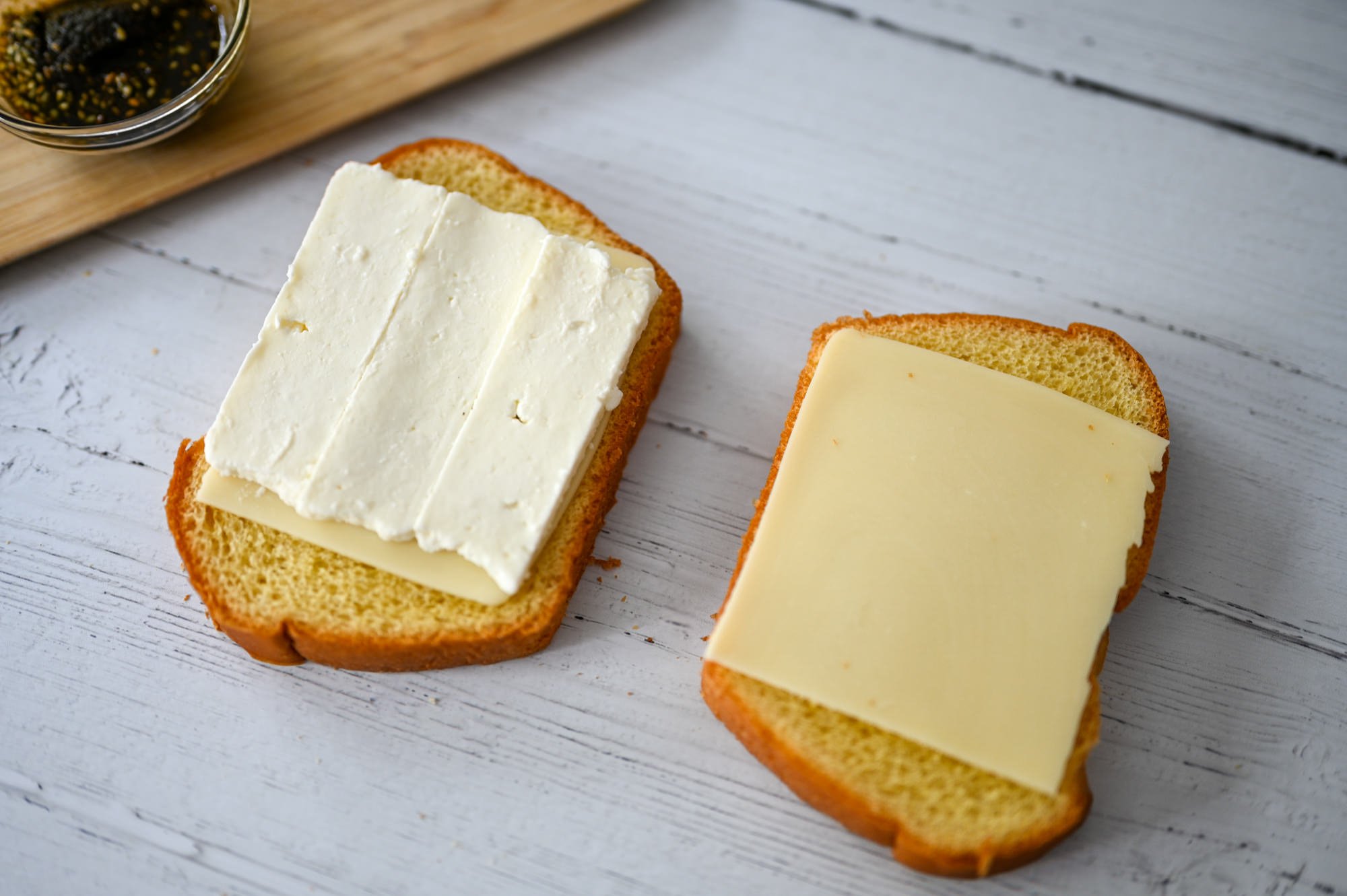 Zaatar Grilled Cheese - Simply Lebanese