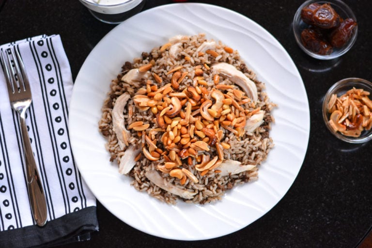 Lebanese Rice with Chicken - Simply Lebanese